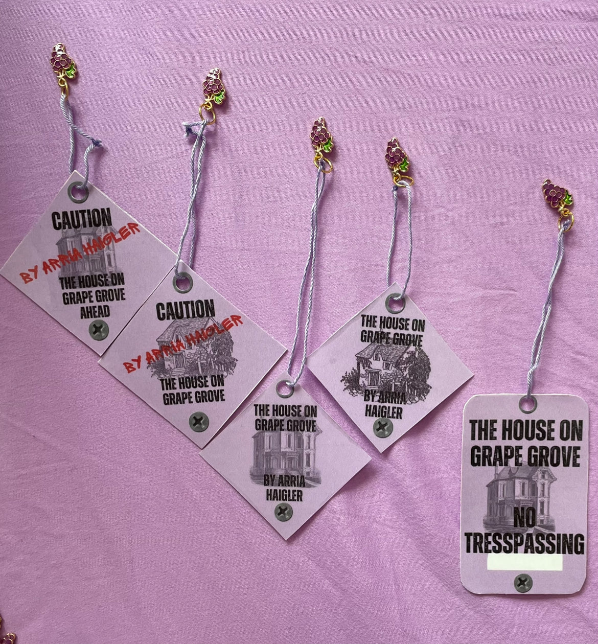 The House on Grape Grove Bookmarks – Purple Girl World
